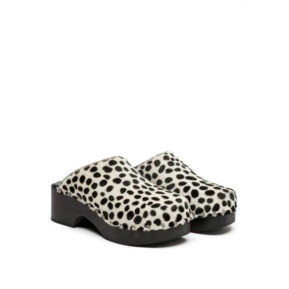 Re/Done | Shoes | Nwt Redone 7s Polkadot Studded Clogs | Poshmark